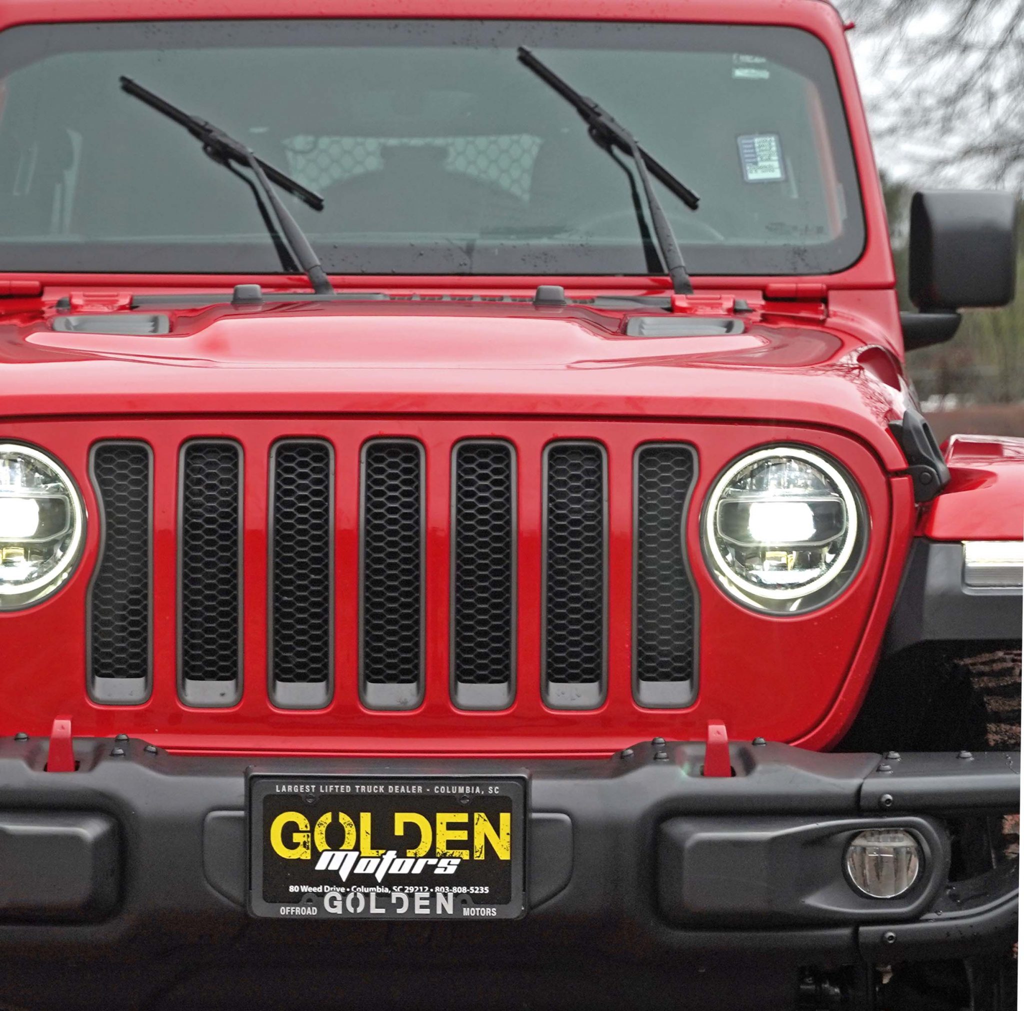 Windshield Coating - Golden Detail